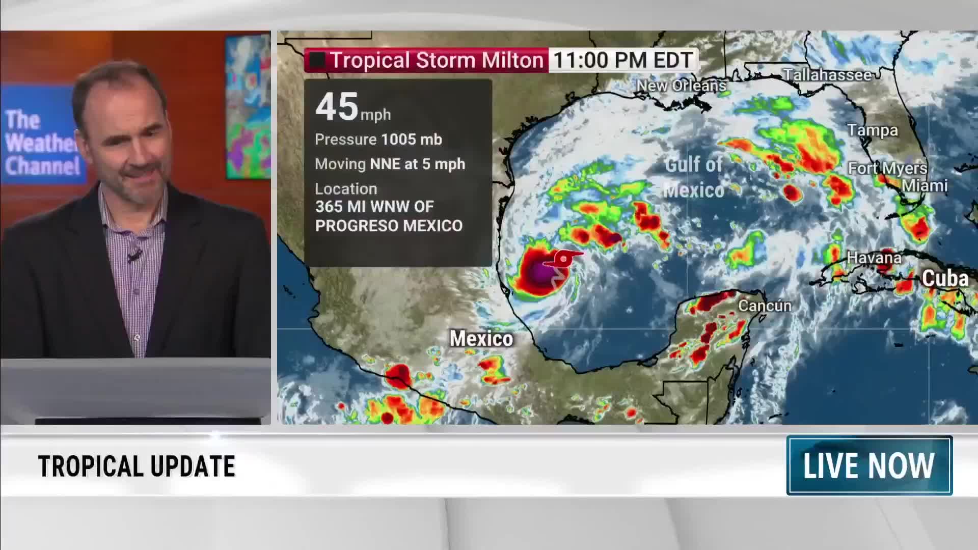 Tropical Storm Milton Forecast To Intensify - Videos from The Weather ...
