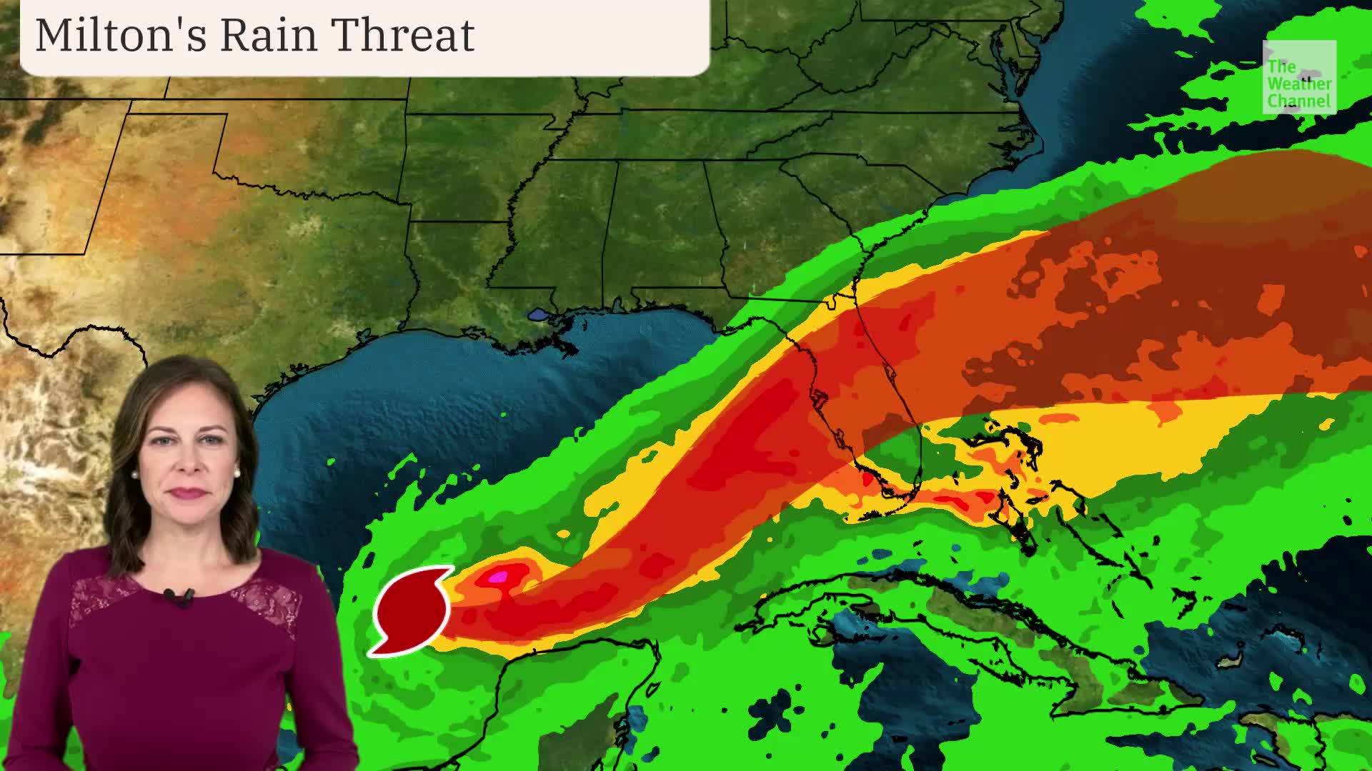 Florida: Milton To Bring Heavy Rain, Flood Threat - Videos from The ...