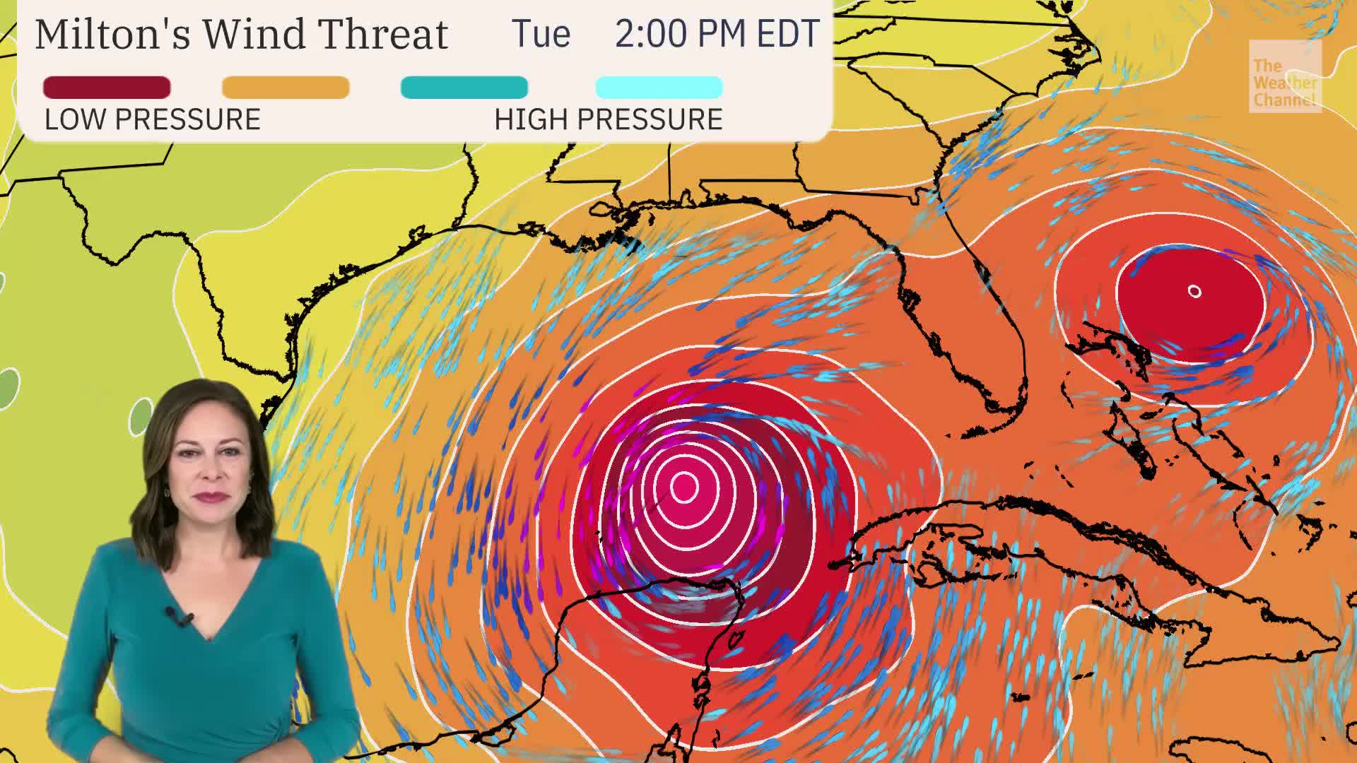 Milton To Bring Wind, Tornado Threat To Florida - Videos from The ...
