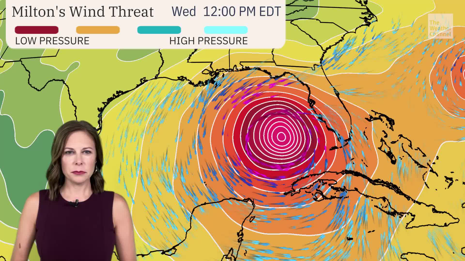 Milton: Widespread Wind, Tornado Risks In Florida - Videos from The ...