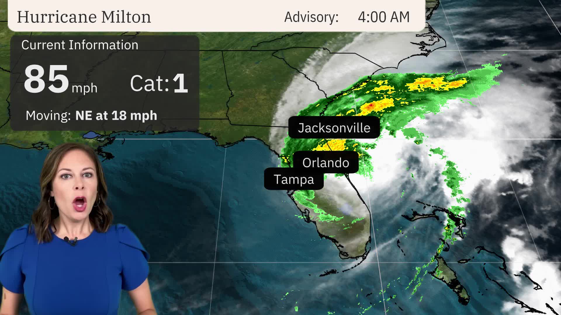 Milton’s Wind, Flood Threat Continue Thursday - Videos from The Weather ...