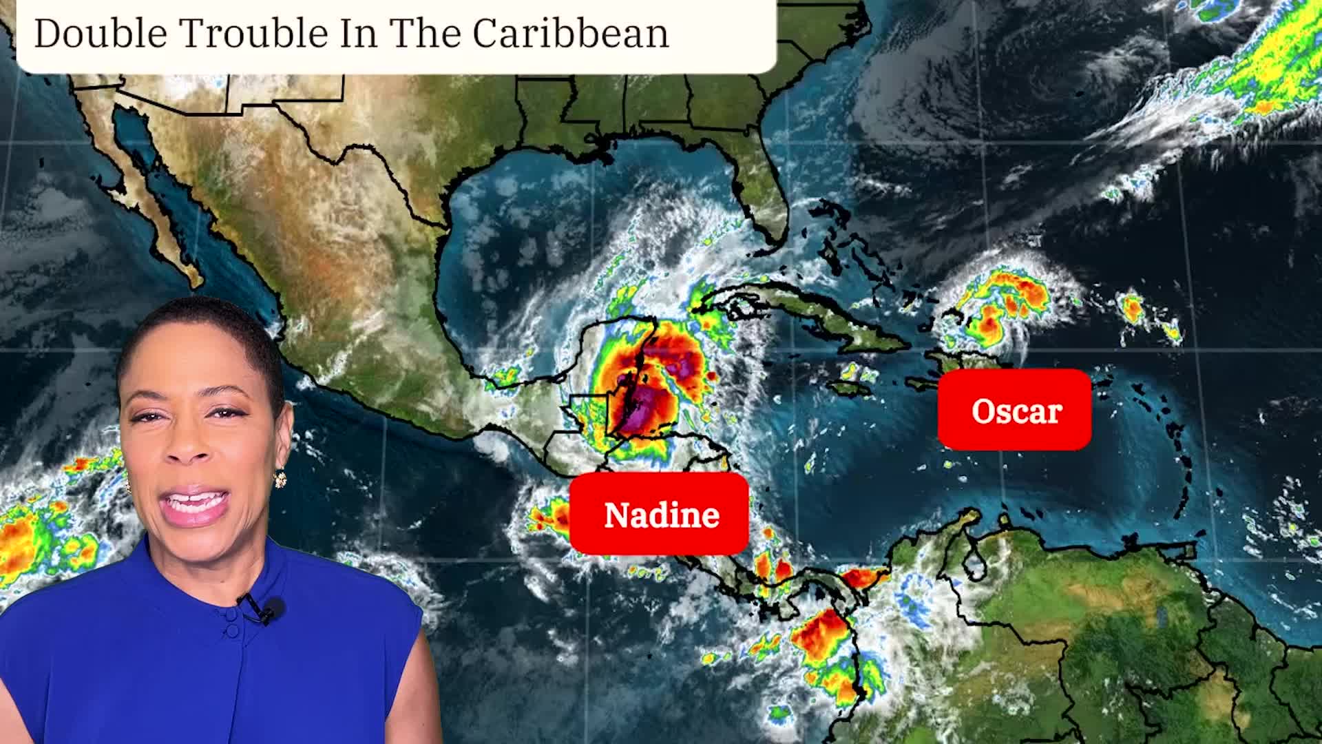 Tracking Nadine And Oscar In The Caribbean - Videos from The Weather ...