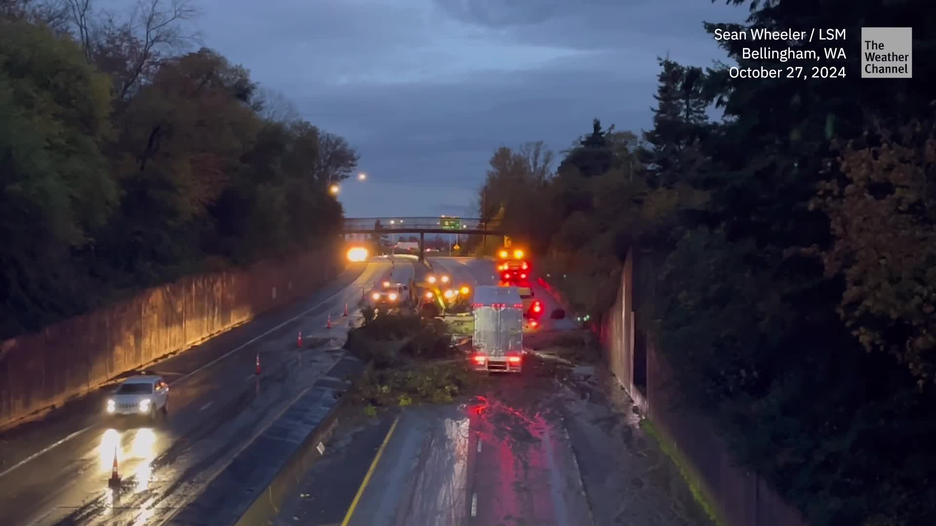Mudslide Shuts Down Interstate North Of Seattle - Videos from The ...