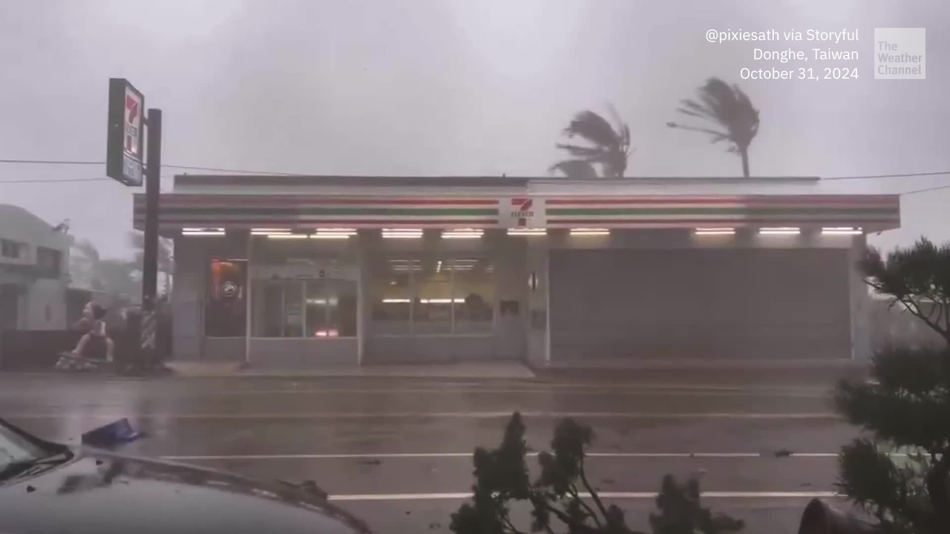 Typhoon Kong-rey Hits With Powerful Winds - Videos from The Weather Channel