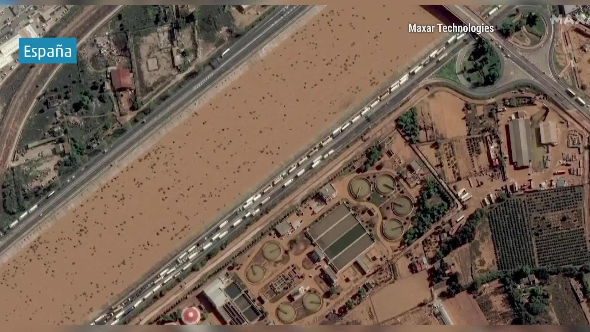 Fotos de Satélite Revelan Devastación en Valencia, España, por ...