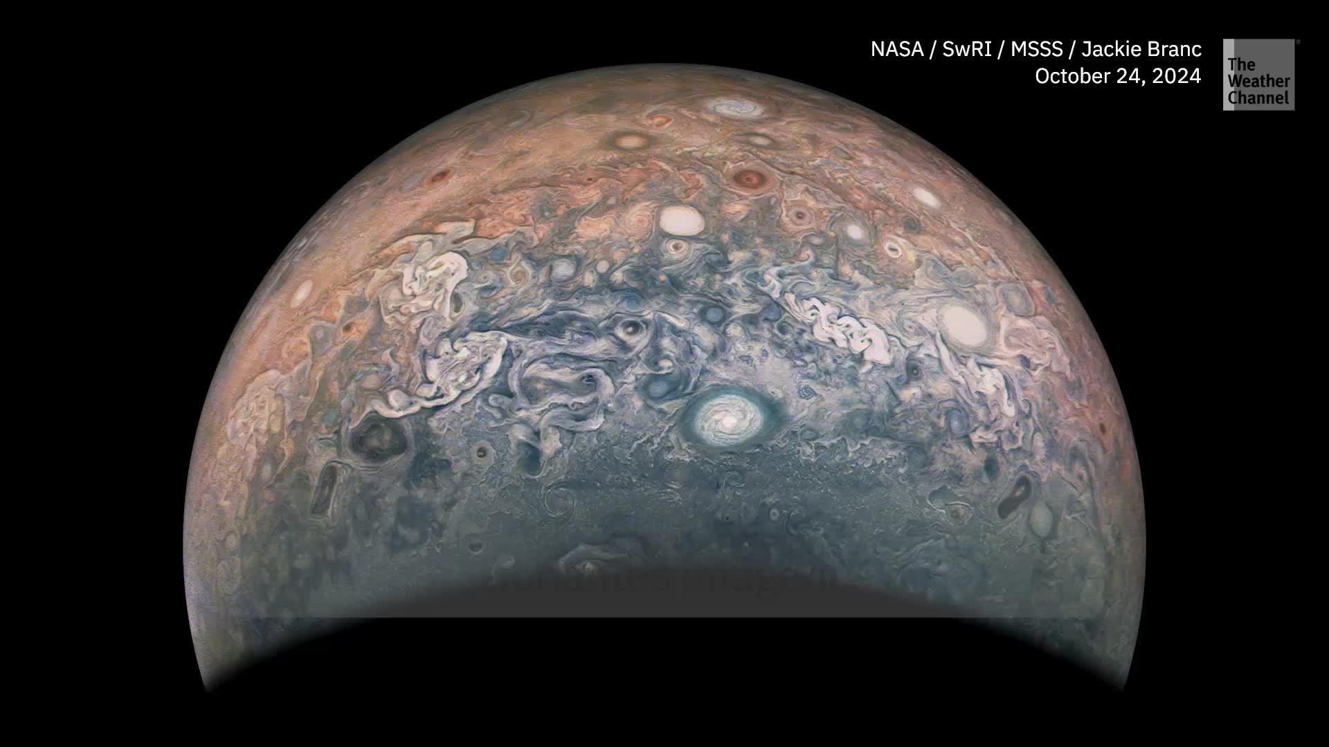 Impresionantes fotografías muestran la turbulenta belleza de Júpiter ...