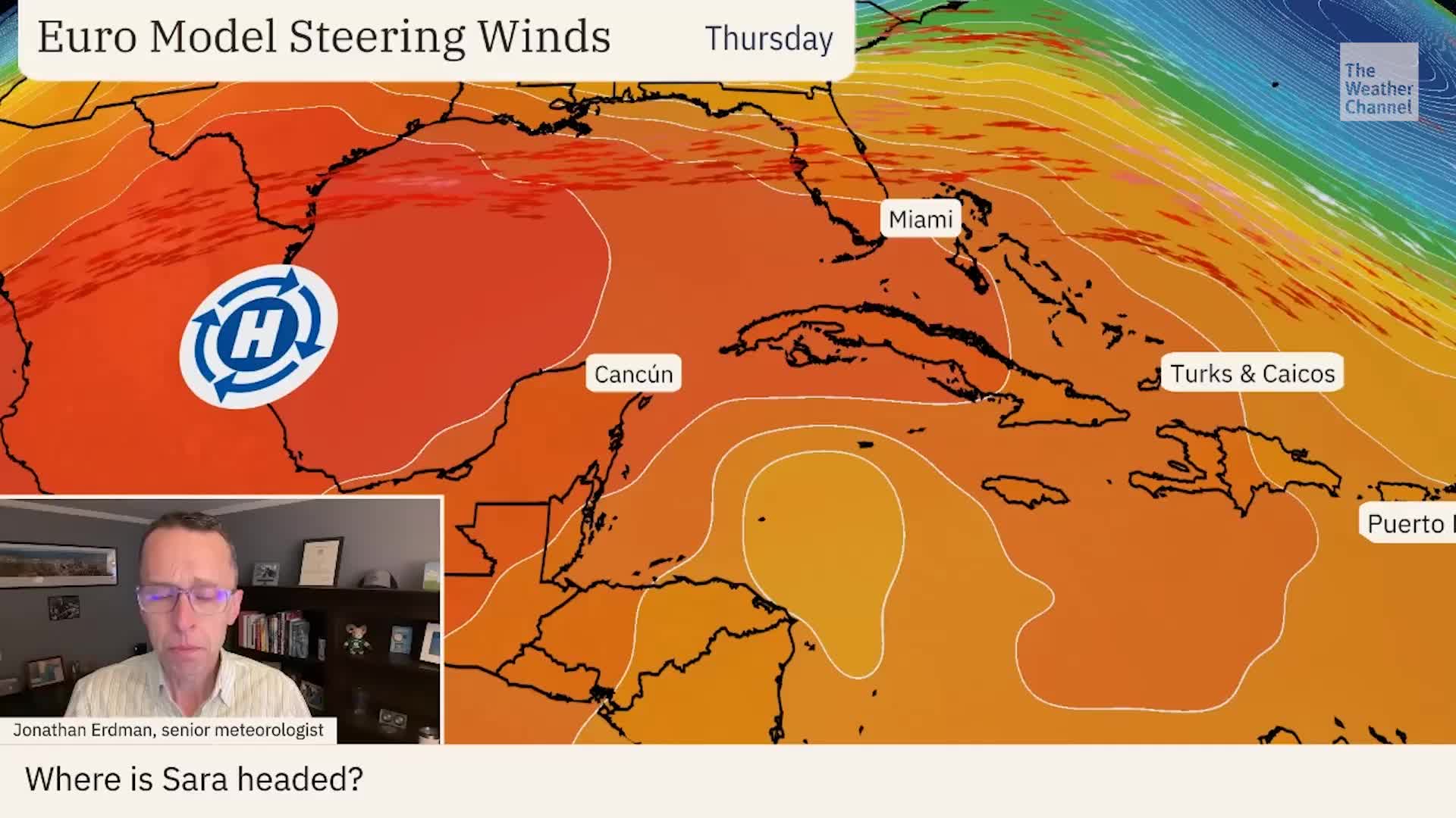 Where 'Sara' May Go: An Early Look - Videos from The Weather Channel