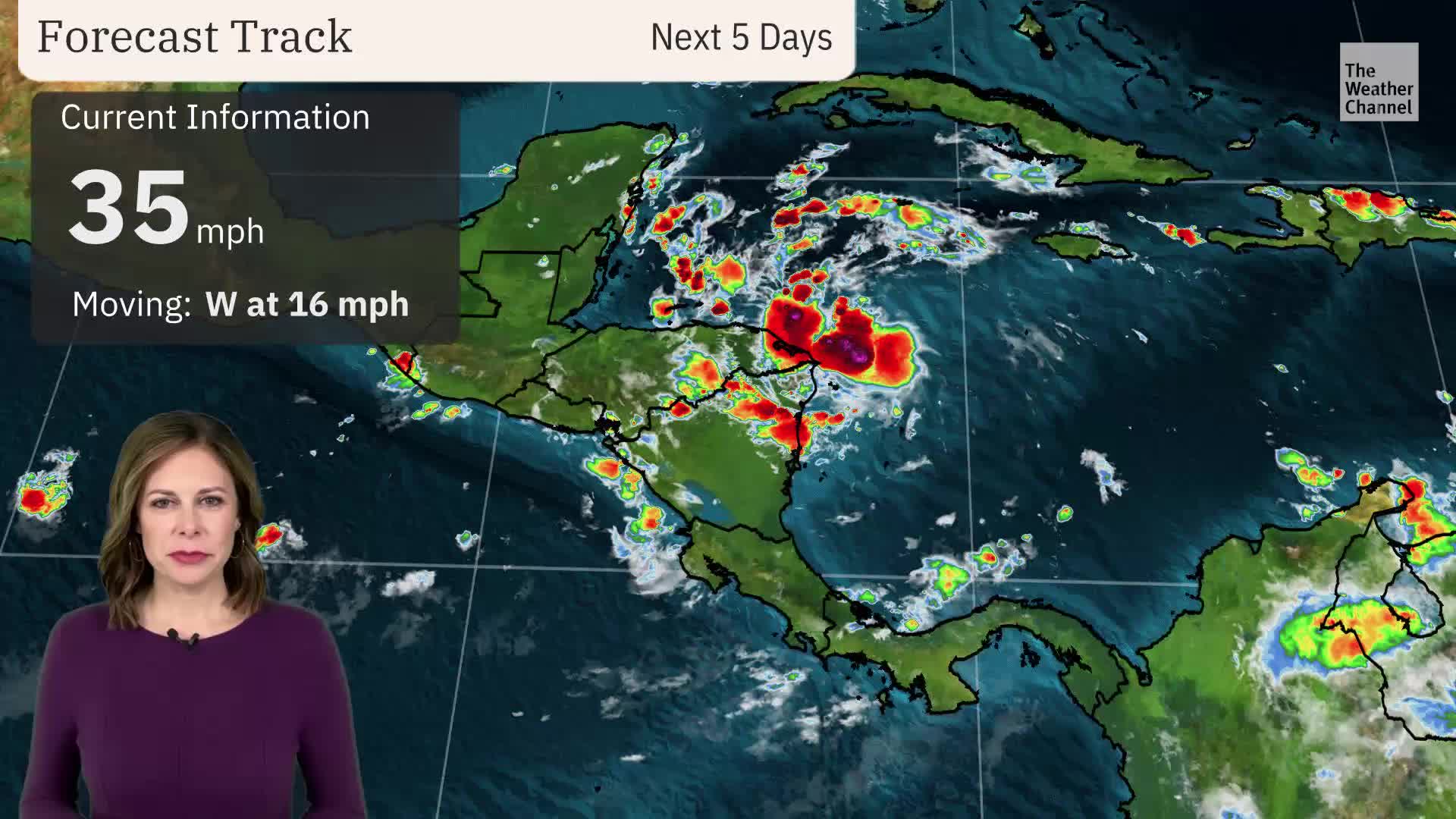 Tracking Future Sara From Caribbean Into The Gulf - Videos from The Weather Channel