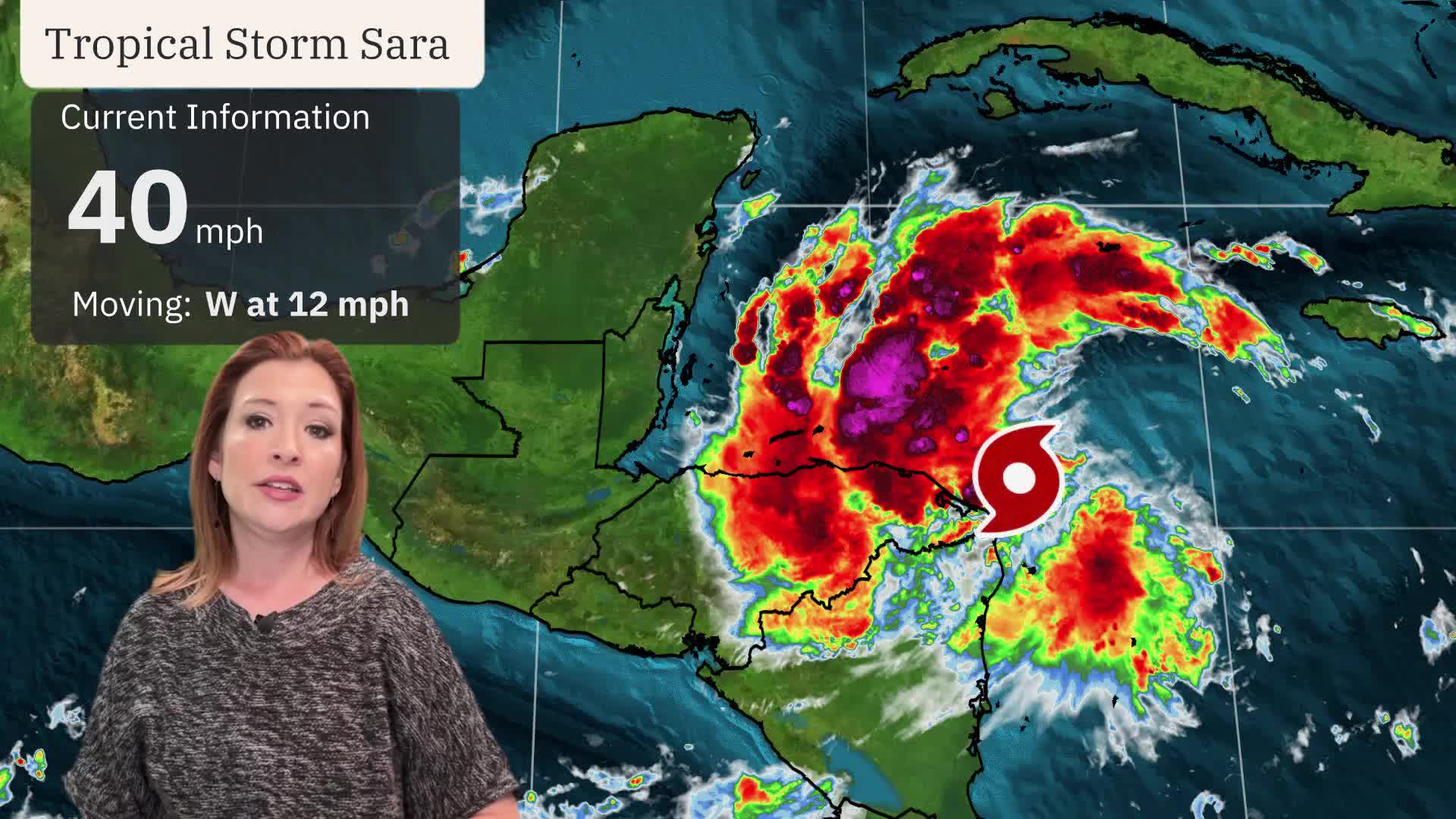 Tracking Sara From Caribbean Into Gulf Of Mexico - Videos from The Weather Channel