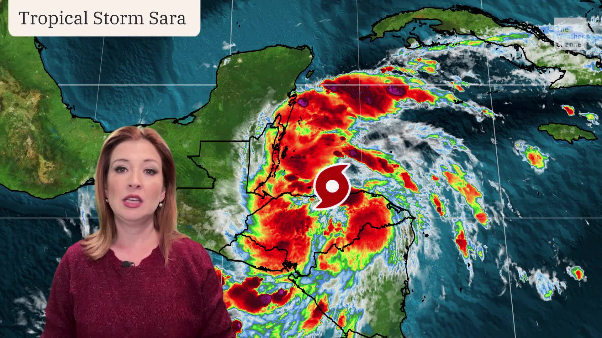 More Changes To Tropical Storm Sara's Forecast - Videos from The ...