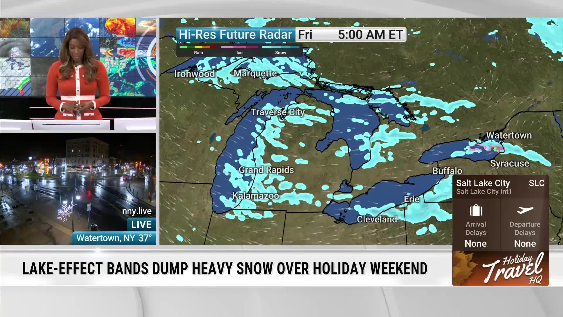 Where Are Lake-Effect Bands Set To Impact? - Videos from The Weather ...