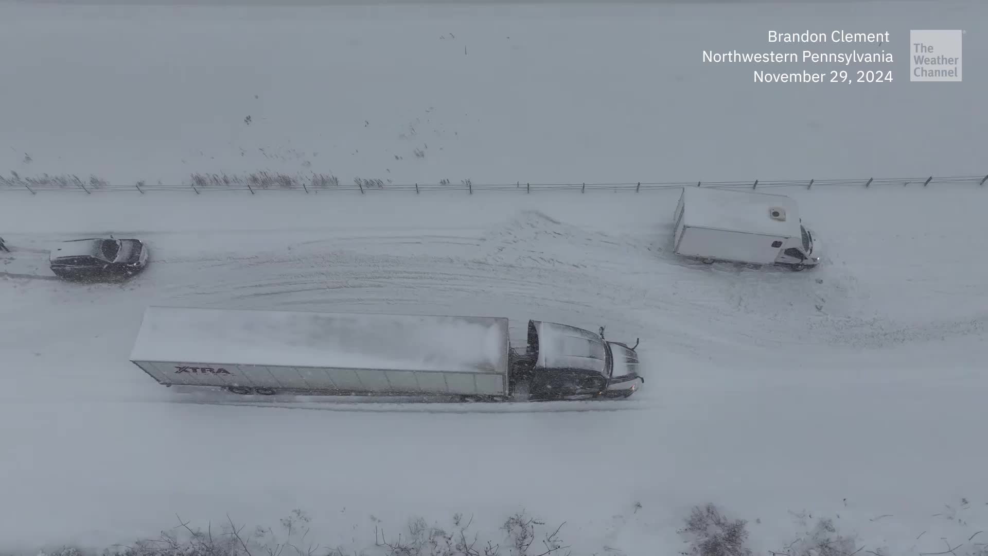 Lake-Effect Snow Buries Erie, Interstate 90 - Videos from The Weather Channel