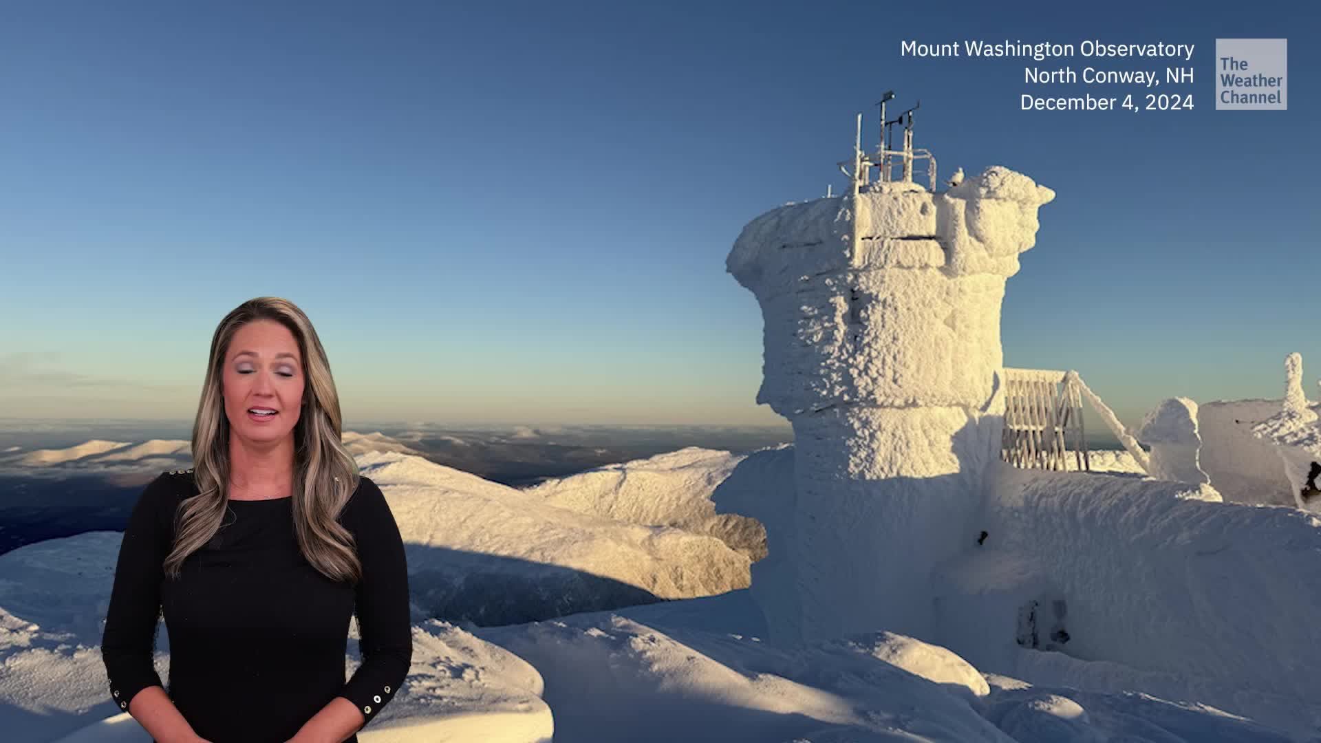 Several Feet Of Rime Ice Coats Observatory - Videos from The Weather ...