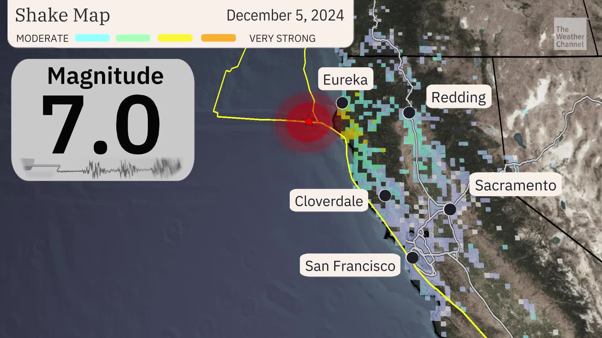 Massive Quake Shakes Northern California - Videos from The Weather Channel