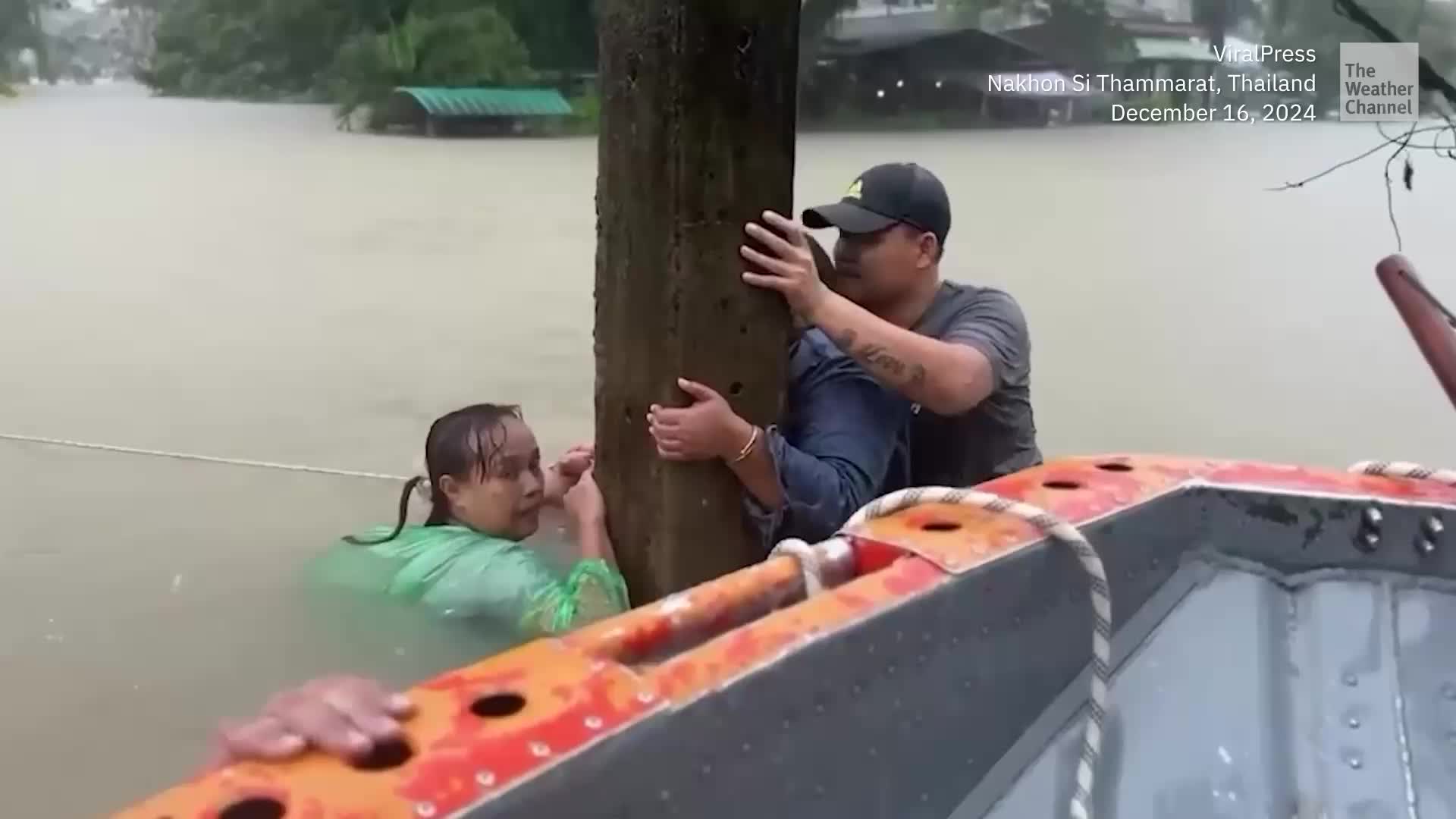 Dramatic Rescue Amid Southern Thailand Flooding - Videos from The ...