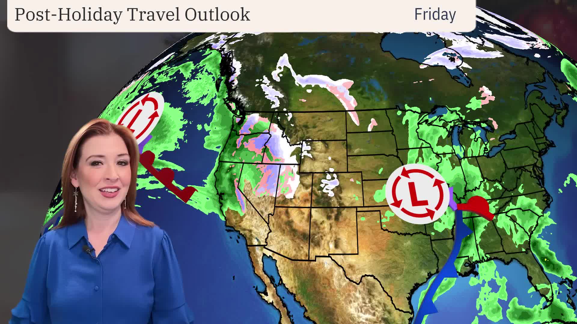 Storms To Affect Travelers In West, East - Videos from The Weather Channel
