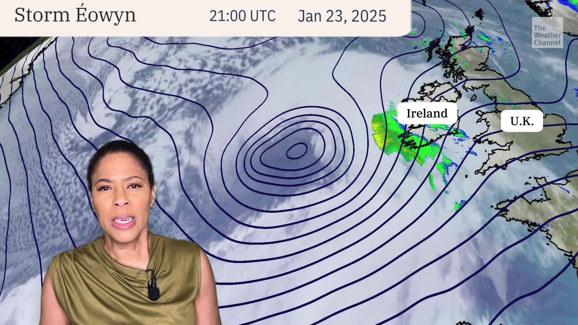 Storm Éowyn Had Help From Winter Storm Enzo - Videos from The Weather ...