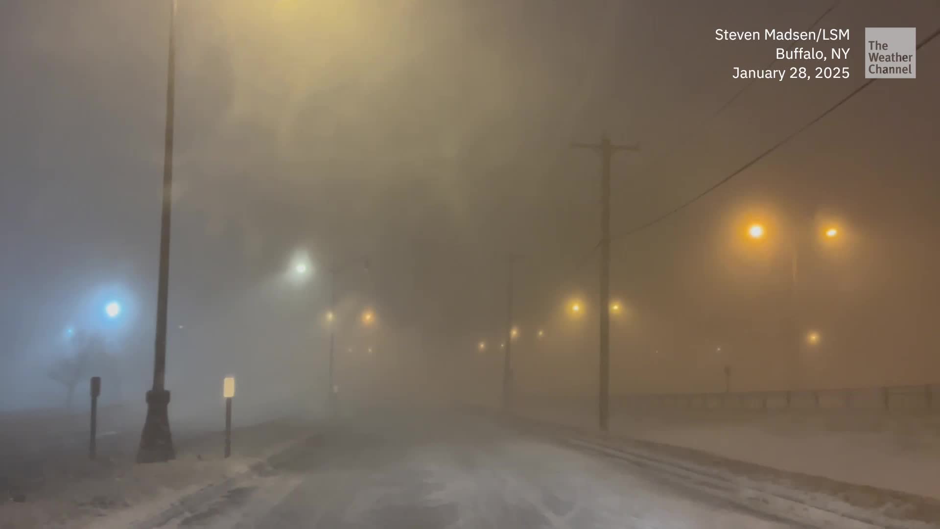 Thundersnow, Snow Squalls In Buffalo, New York - Videos from The ...