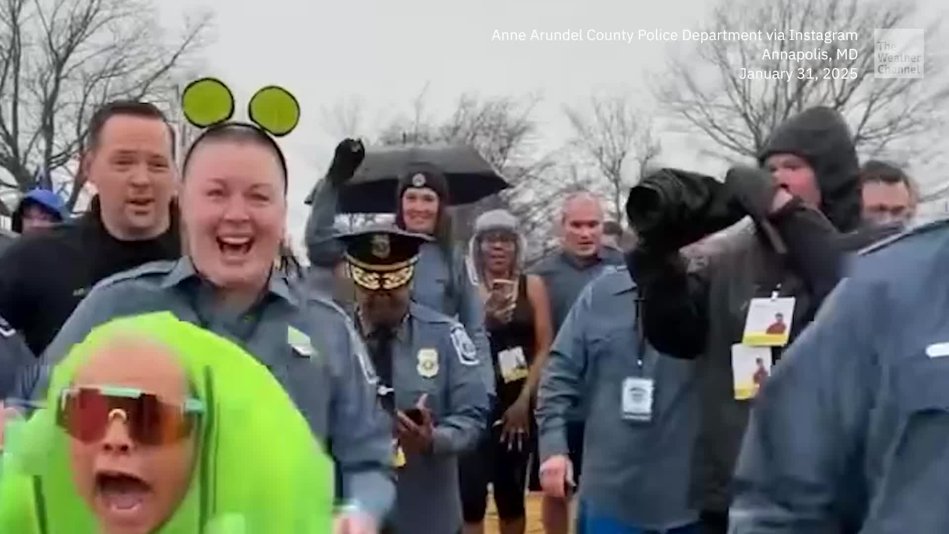 Shivers And Smiles At Maryland Polar Bear Plunge - Videos from The ...