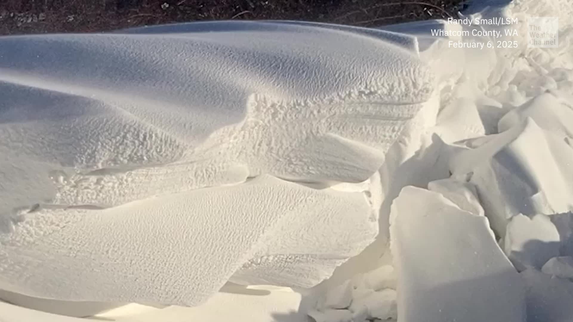 Huge Snow Drifts Line Whatcom County After Storm - Videos from The ...