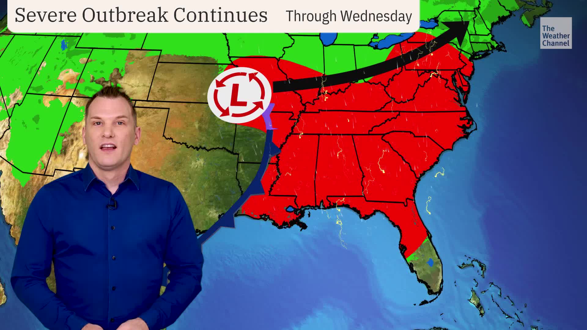 Violent Storms Expected Through South, East - Videos from The Weather ...