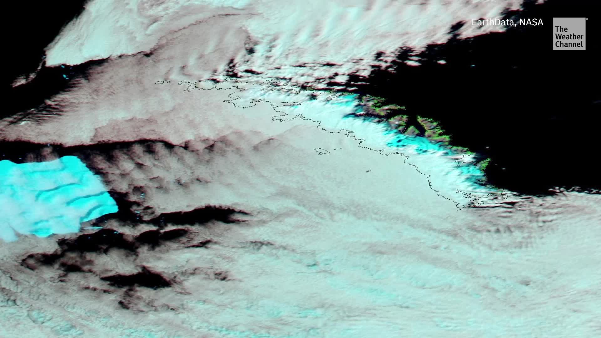 El Iceberg Más Grande Del Mundo Varado Cerca De Un Hábitat de Pingüinos ...