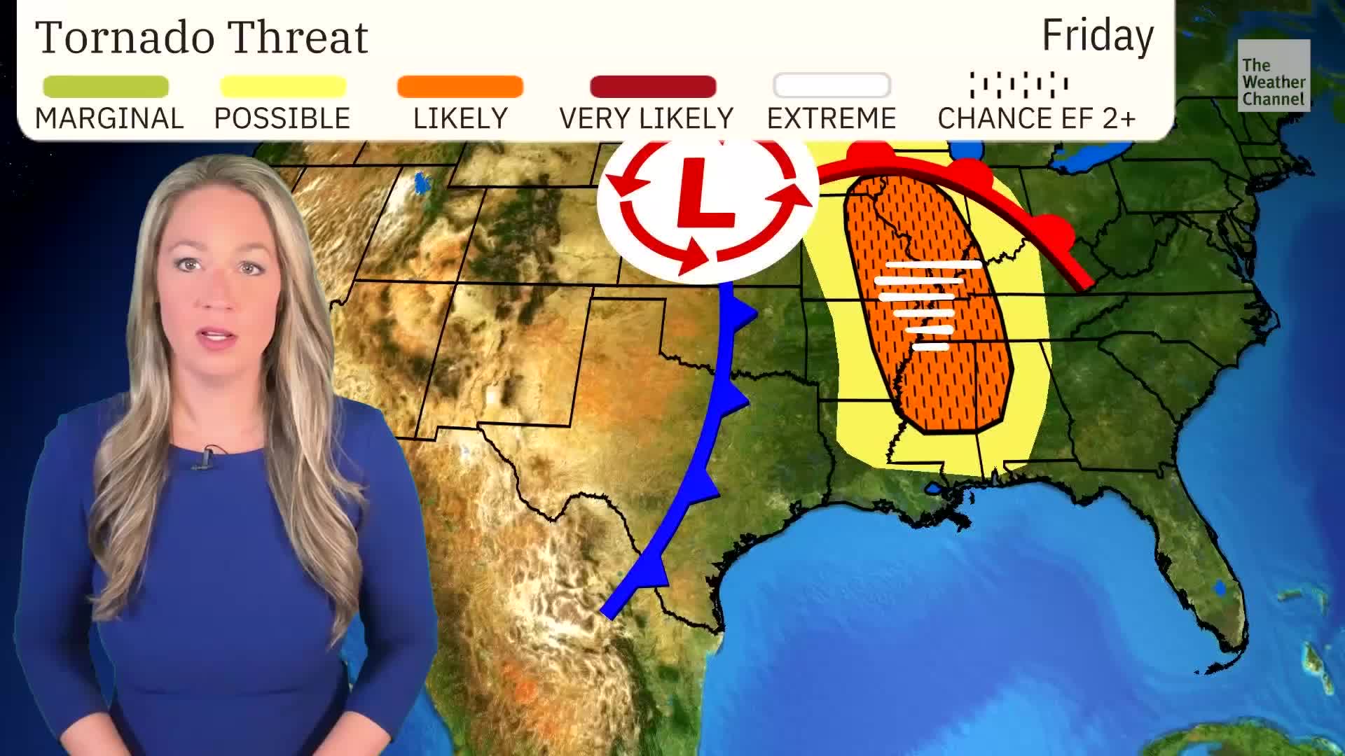 Overview: Tornado, Wind, Hail Threat Begins Friday - Videos from The Weather Channel