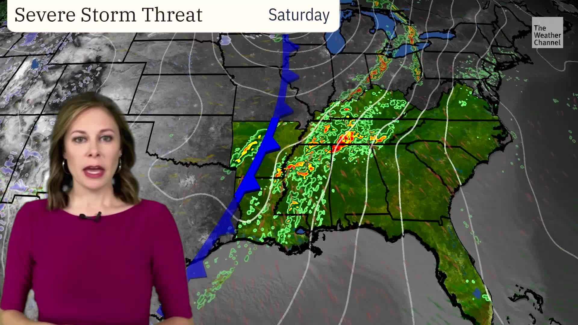 Timing Out When Storms Will Cross The South - Videos from The Weather ...