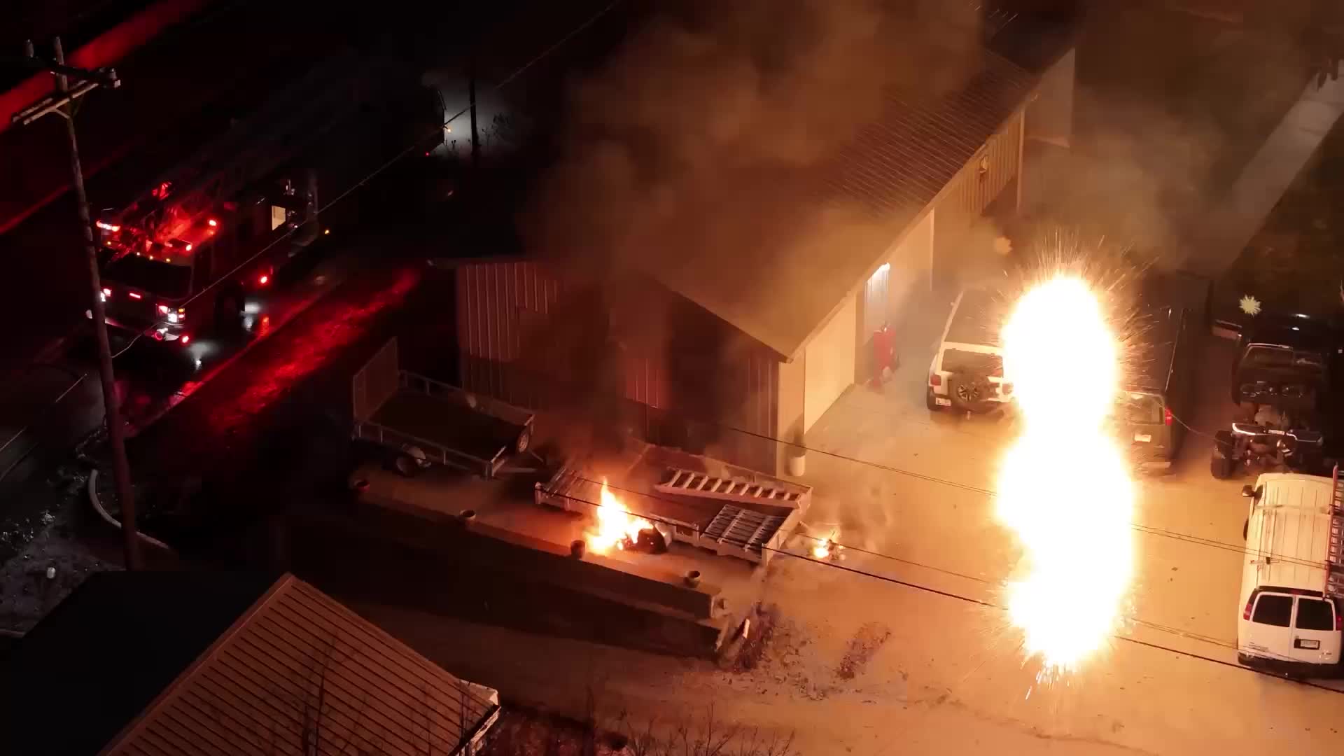 Downed Power Lines Trigger Spectacular Explosion - Videos from The ...