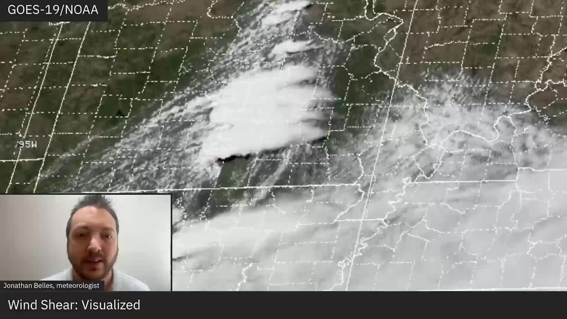 Severe Thunderstorm Wind Shear, As Seen By Satellite - Videos from The ...