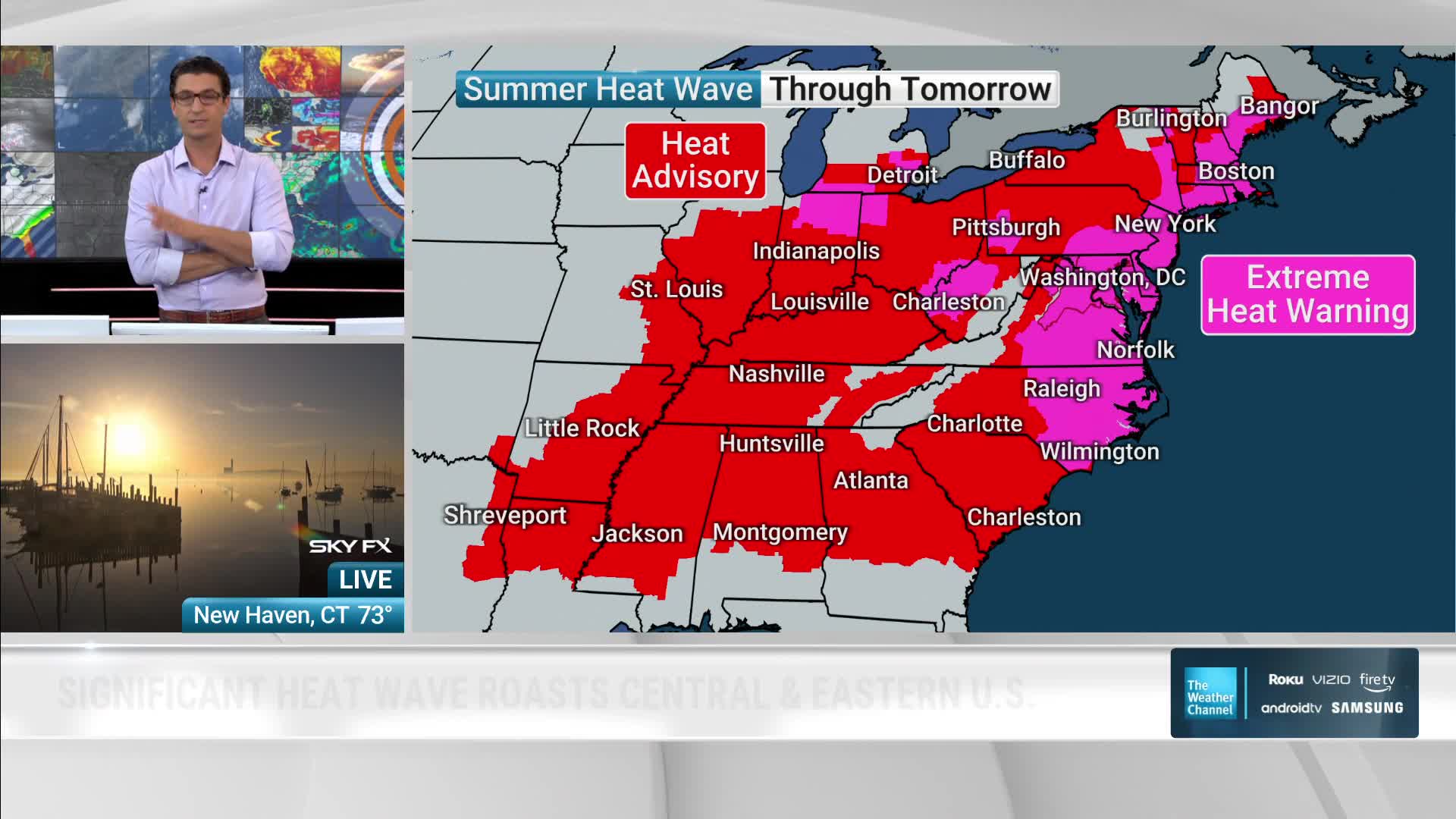 Extreme Heat Continues Into Wednesday - Videos from The Weather Channel