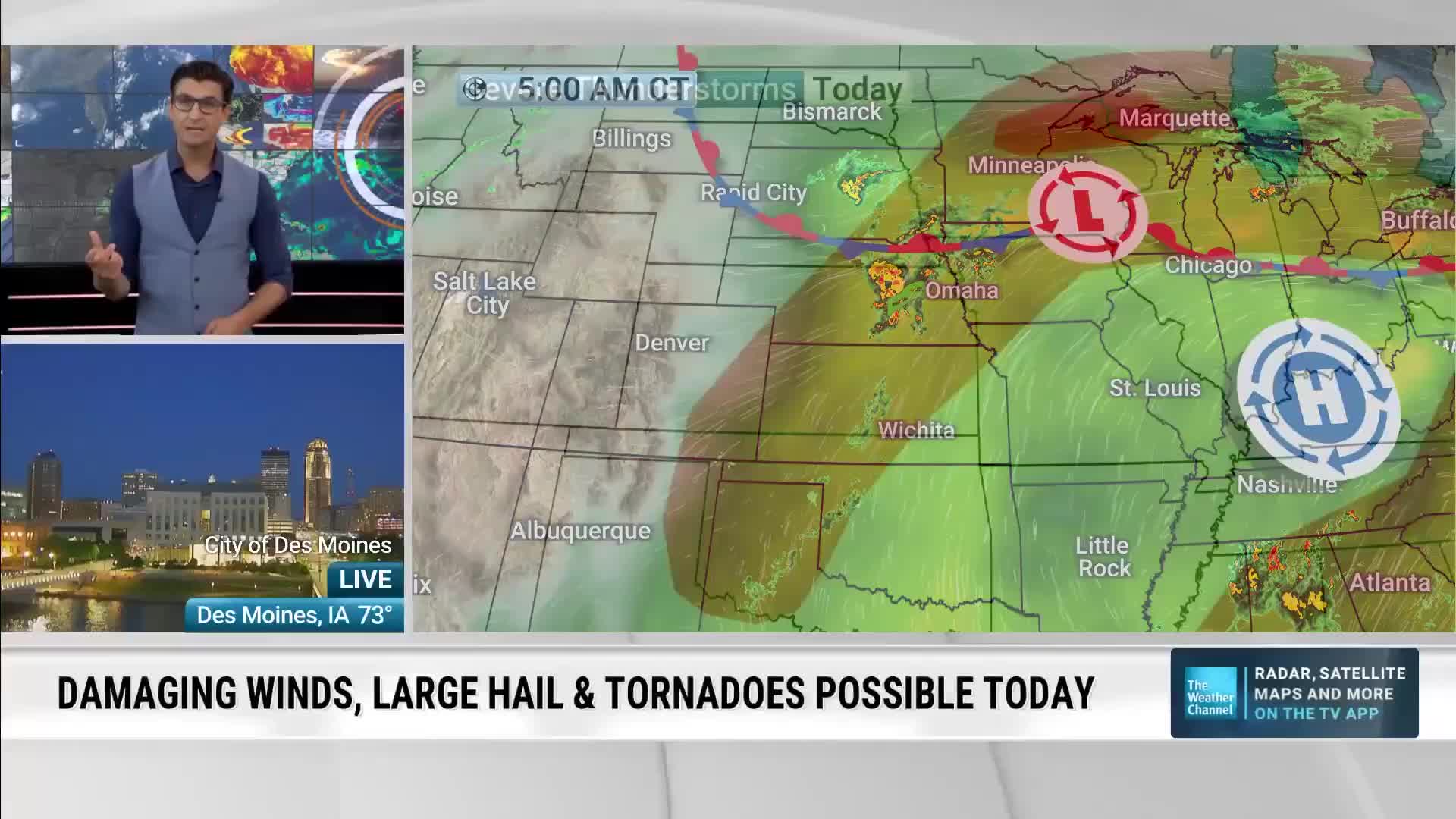 Severe Storms, Heavy Rain Target Plains, Midwest - Videos from The ...