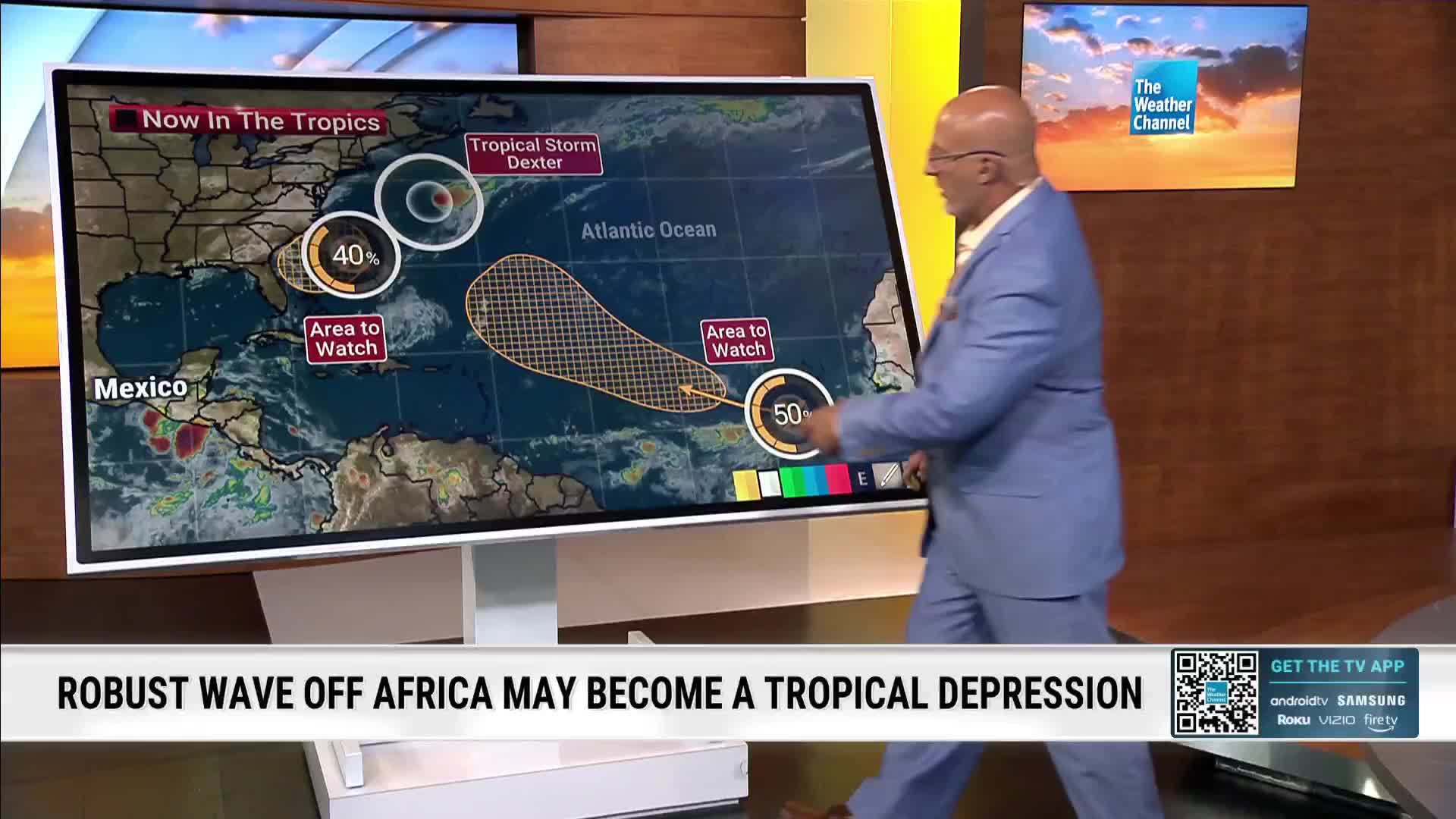 Tracking Tropical Storm Dexter, 2 Areas To Watch - Videos from The ...
