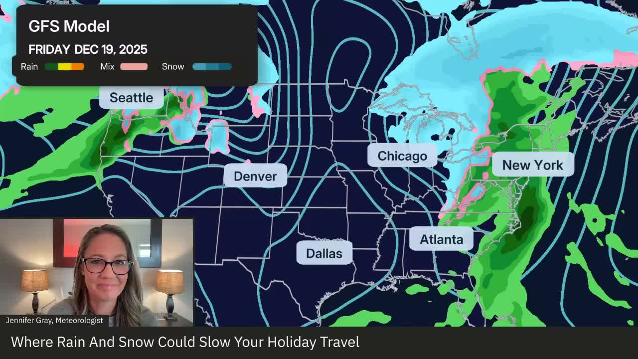 See Where Weather Will Cause Travel Problems - Videos from The Weather ...