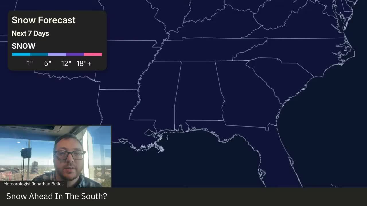 Southern Snow Possible, But One Missing Ingredient - Videos from The ...