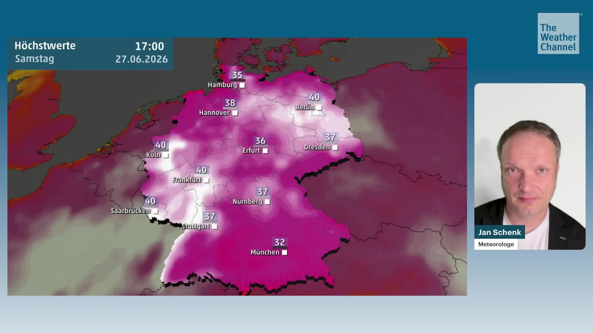 Hitzewelle kommt mit fast 40 Grad zurück nach Deutschland - Videos from ...