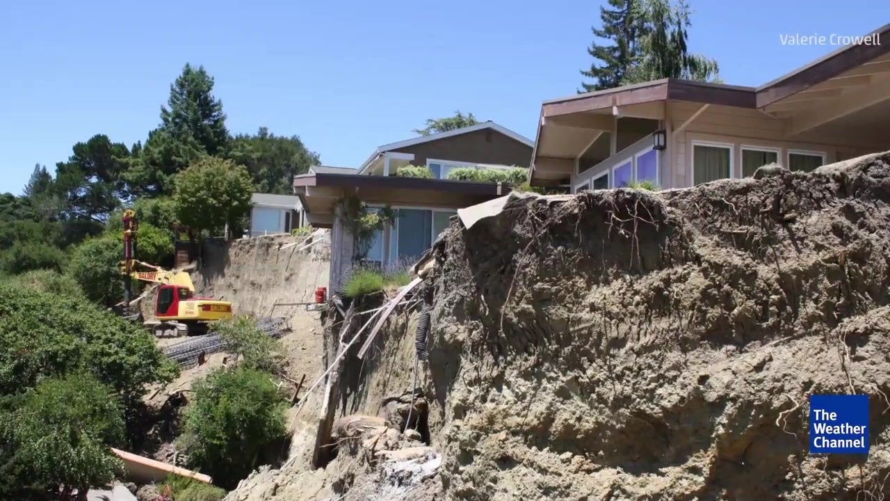 Expensive House on Edge of Landslide - Videos from The Weather Channel