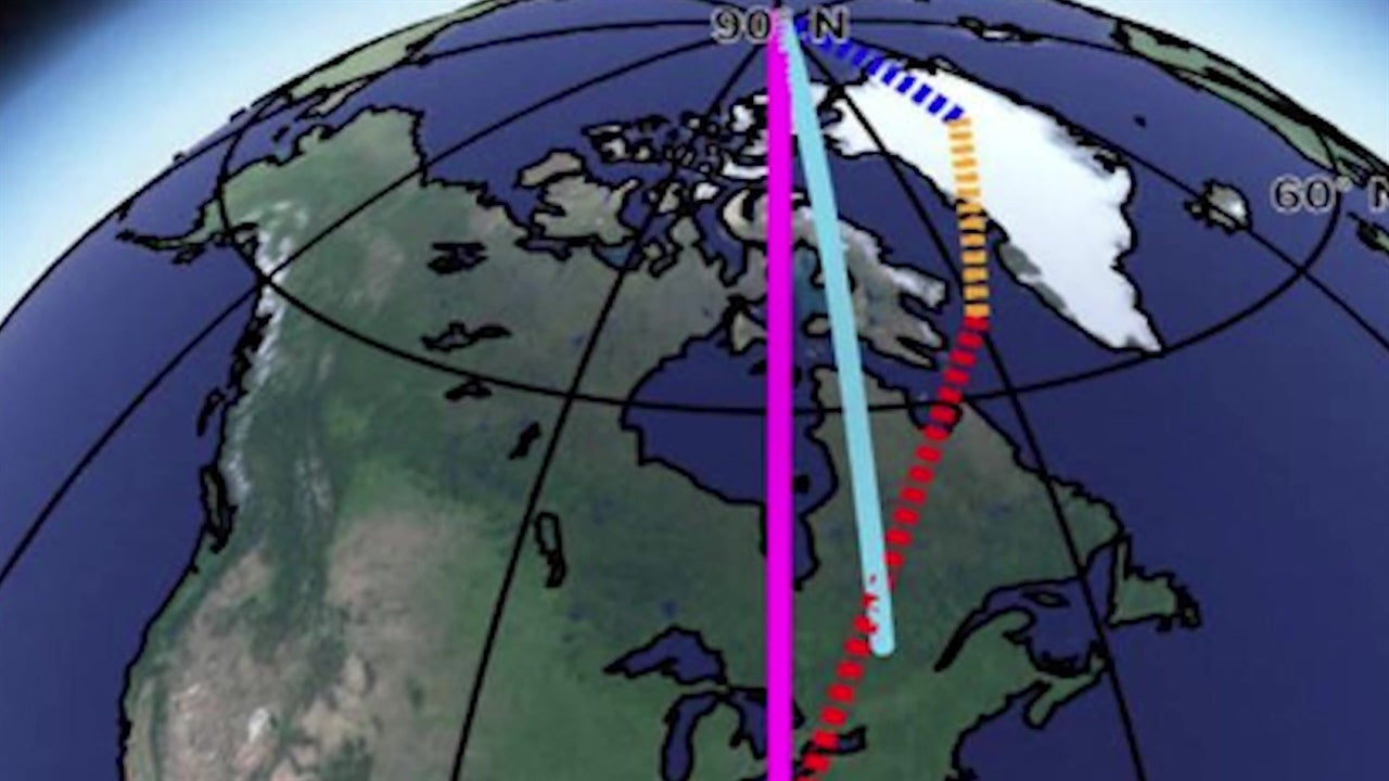 Climate change is making Earth wobble - scientists say - Videos from ...