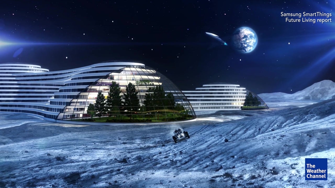 In the future we'll holiday on the moon - Videos from The Weather Channel