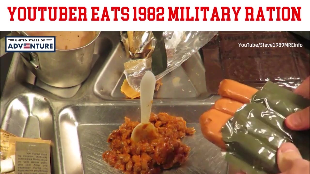 YouTuber Eats Military Food from 1982 - Videos from The Weather Channel