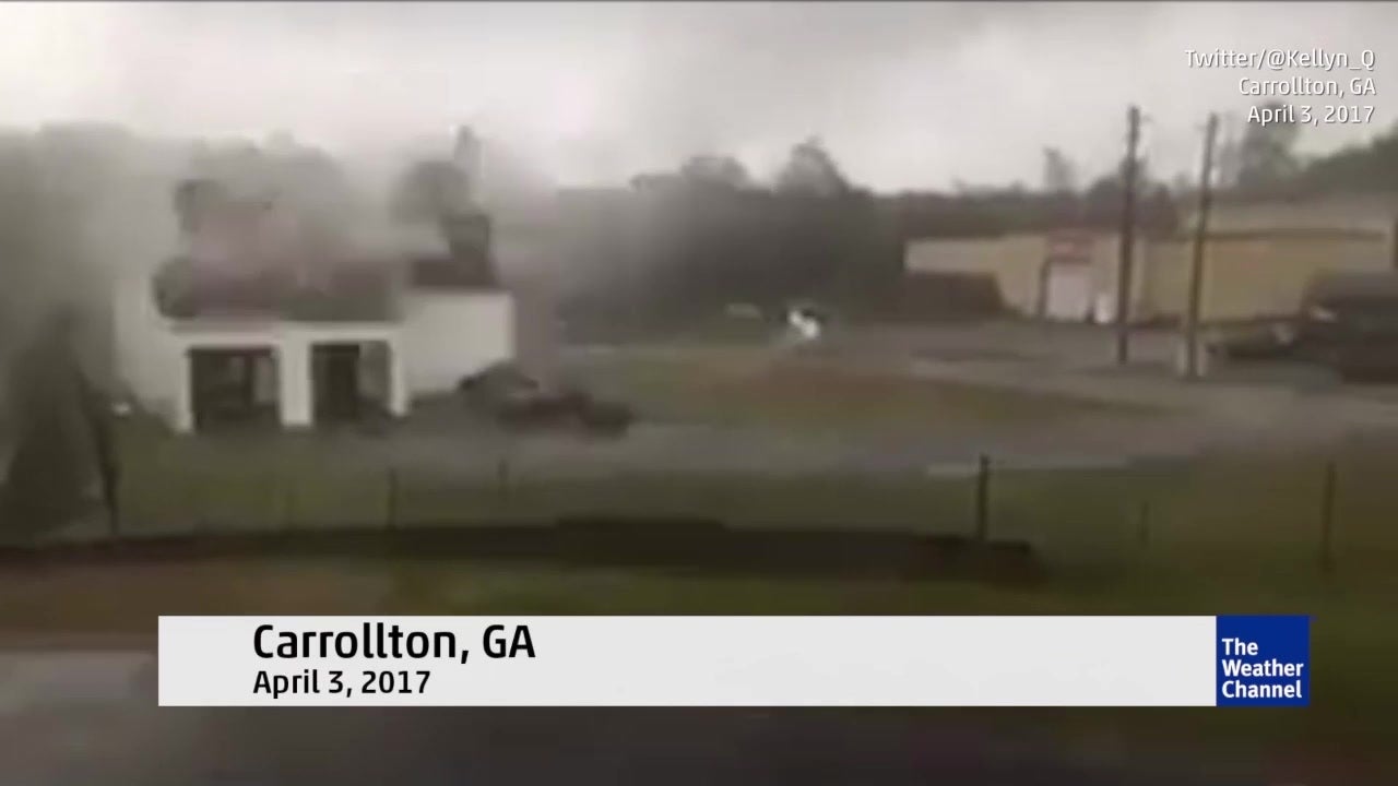Watch: Fire station ruined by storm - Videos from The Weather Channel