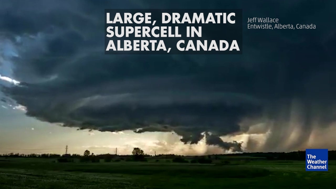 Swirling thunderstorm caught on camera - Videos from The Weather Channel