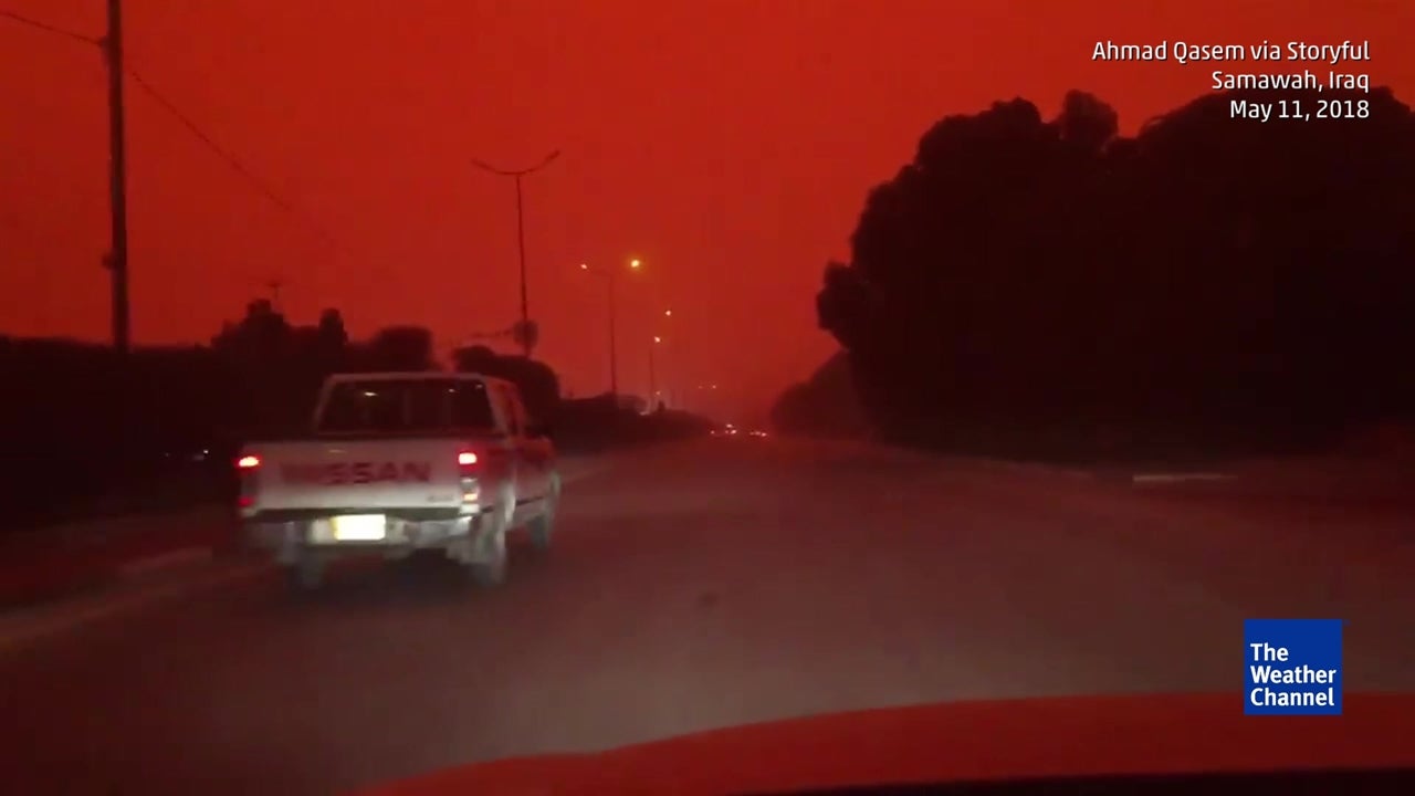 Dust Storm Turns Sky Bloody Red | The Weather Channel