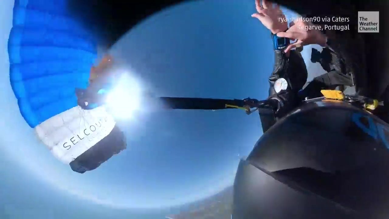 Terrifying: Wingsuit Pilot Tangled in Parachute - Videos from The ...