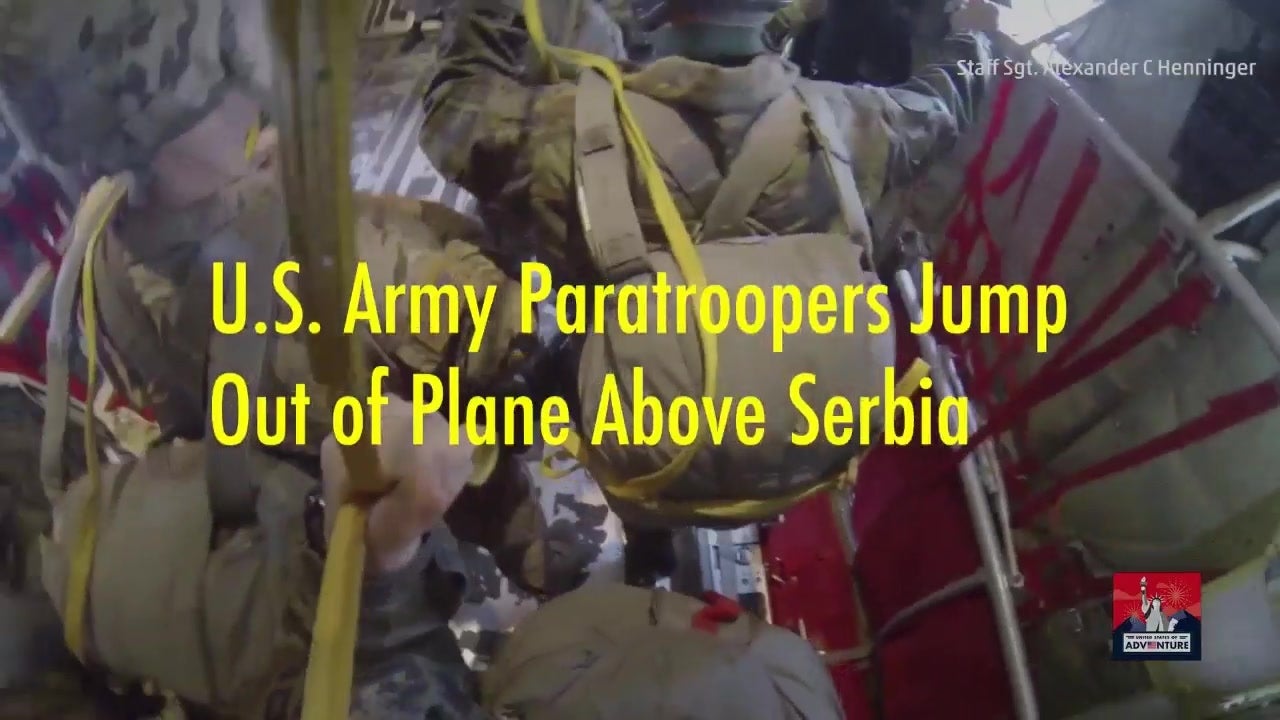 GoPro Video Shows U.S. Army Paratroopers Jump out of Plane - Videos ...
