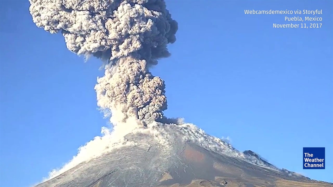 Mexican Volcano Explodes - Videos from The Weather Channel