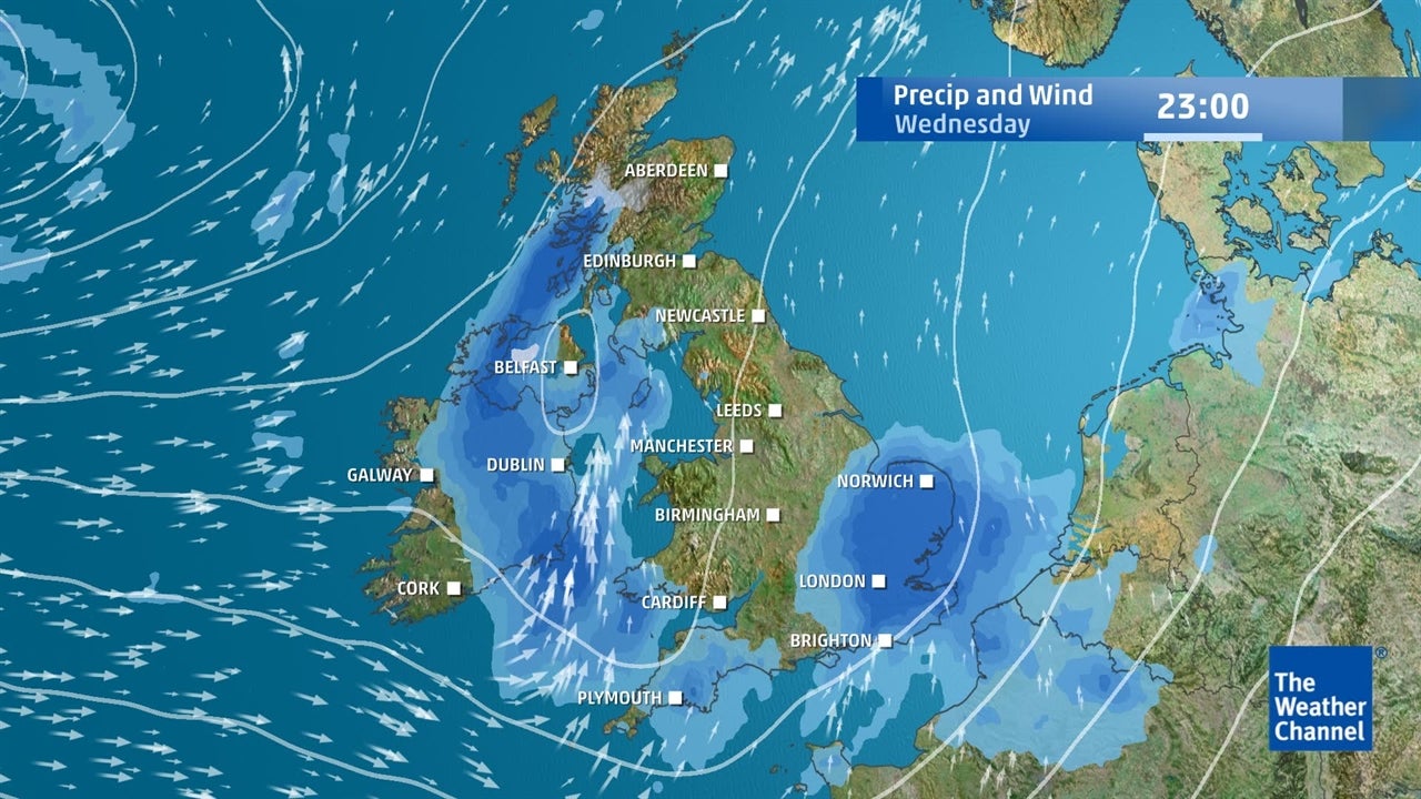 Strong winds and heavy rain to batter Britain - Videos from The Weather ...