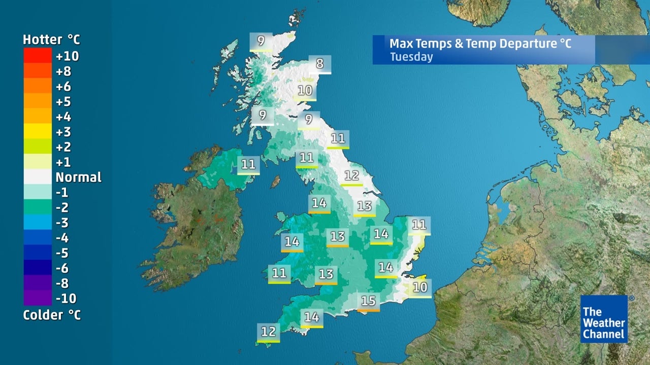WATCH: Updated UK weather forecast on April 1 - Videos from The Weather ...