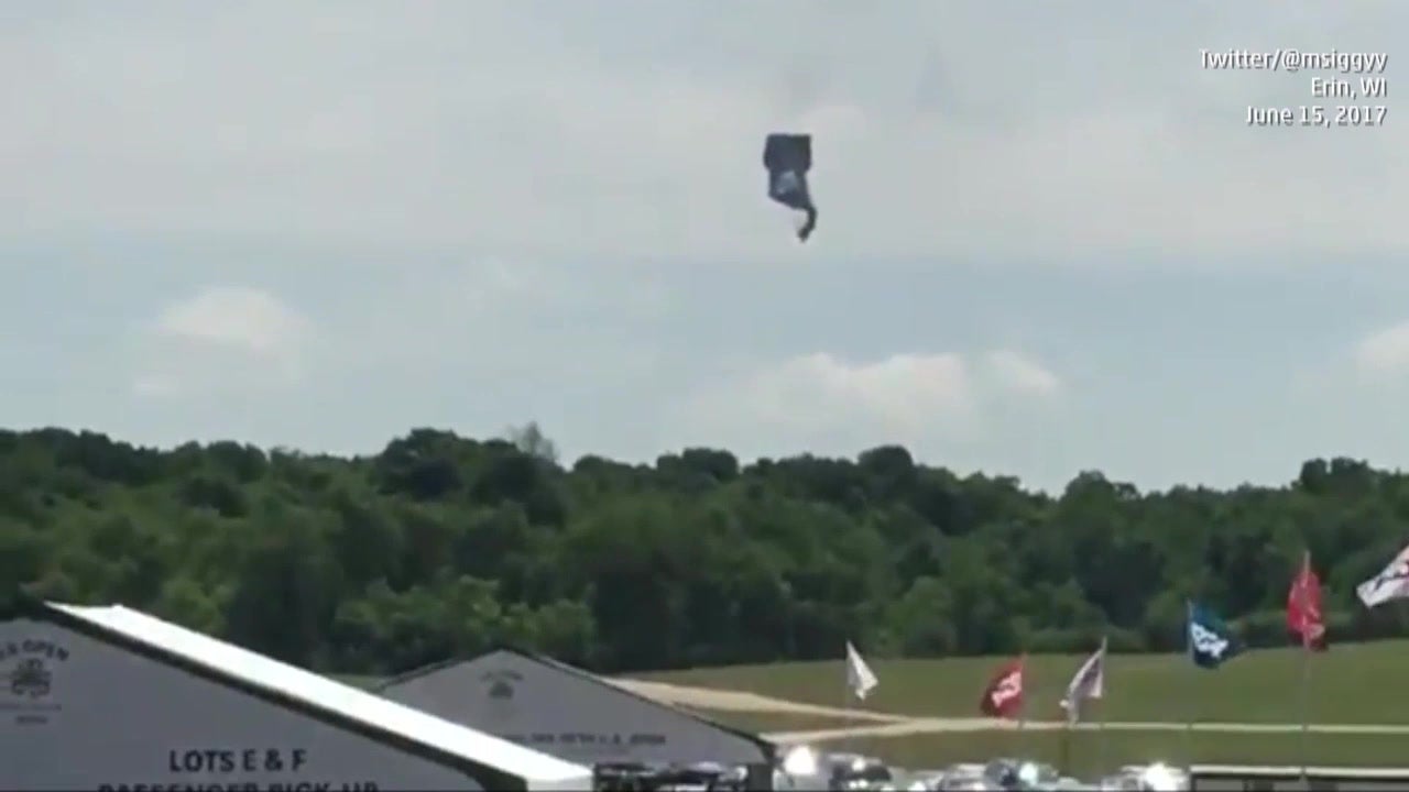 Blimp Crashes at U.S. Open in Wisconsin - Videos from The Weather Channel