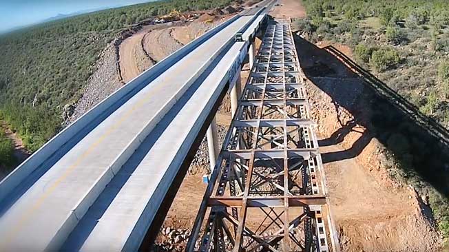 Bridge Explodes, Falls Into Canyon - Videos from The Weather Channel